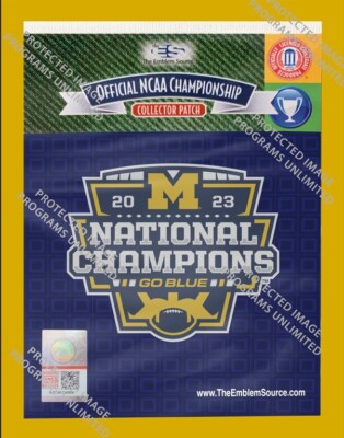 2023 2024 COLLEGE NATIONAL CHAMPIONSHIP PATCH MICHIGAN WOLVERINES CFP ...