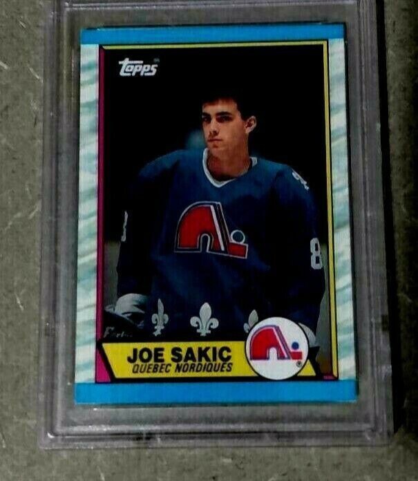 Joe Sakic Rookie Card RC Opee Chee GMA 10 Nice Card! 2 | eBay