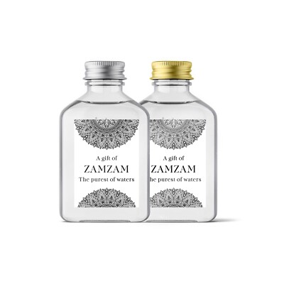 ZAM ZAM water Wedding Bottle Labels Stickers Gifts Favours NON ...