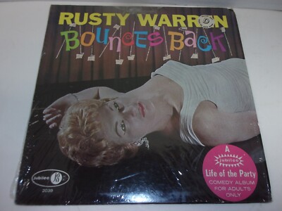 Rusty Warren Bounces Back Jubilee JGM-2039 Mono Superlaphonic No Date ...