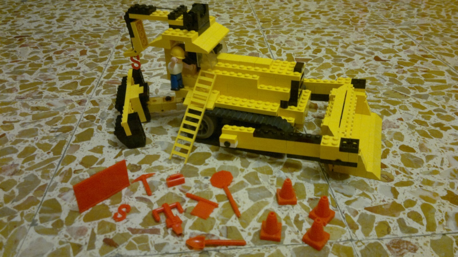 Tyco Super Blocks art.75245 Earthmover Bulldozer + istruction ...