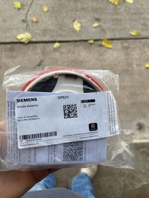 SIEMENS OP921 - Fire Alarm Photoelectric Addressable Smoke Device | eBay