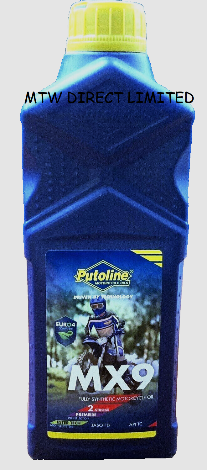 Putoline MX9 Off Road MX Motocross Fully Synthetic 2 Stroke Oil Pre ...
