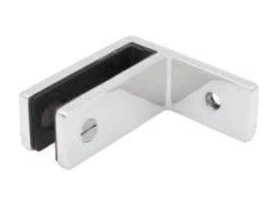 Stainless Steel Wall to Glass Balustrade Stiffener / Clamp 10-12mm ...