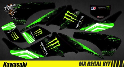 Kit Déco Quad pour / Atv Decal Kit for Kawasaki KFX 400 - Monster | eBay