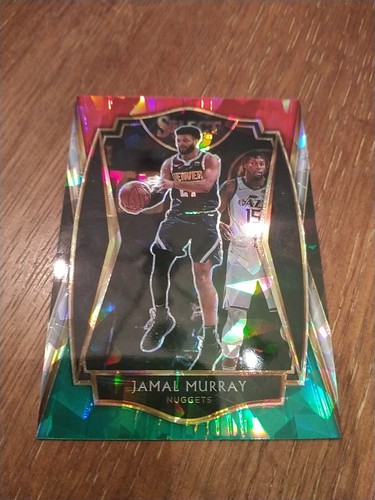 2020-21 Select Jamal Murray Red White Green Cracked Ice Prizm #142 ...