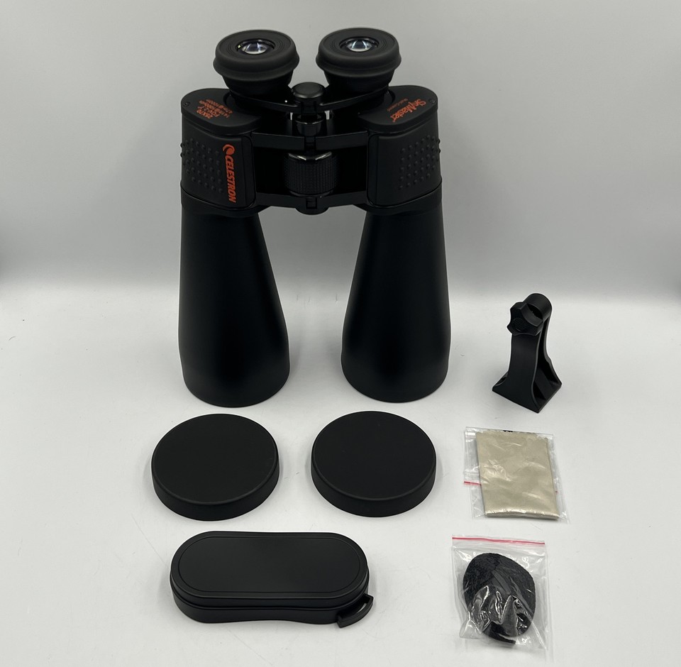 Celestron 71008 Skymaster 25x70 Binoculars 25x Magnification Black New ...