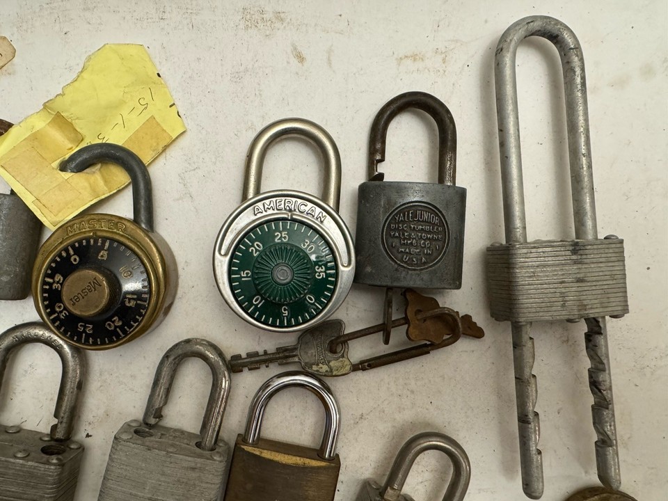 LOT OF VINTAGE PADDLE LOCKS | eBay
