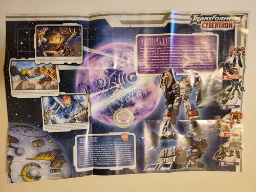 Transformers Cybertron GIANT PLANET MAP GIGANTION CATALOG Unicron ...