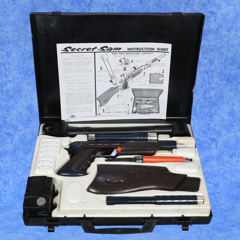 1965 SECRET SAM Spy Attache Case by TOPPER TOYS/DELUXE READING Complete ...