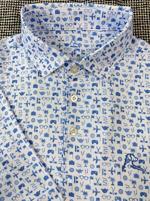 Rhoback Bryan Bros Men's Short Sleeve Performance Polo sz L | eBay