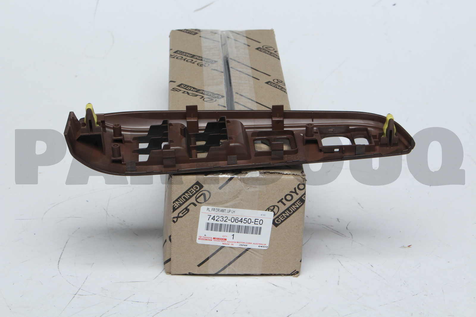 7423206450E0 Genuine Toyota PANEL, FRONT ARMREST BASE, UPPER LH 74232 ...