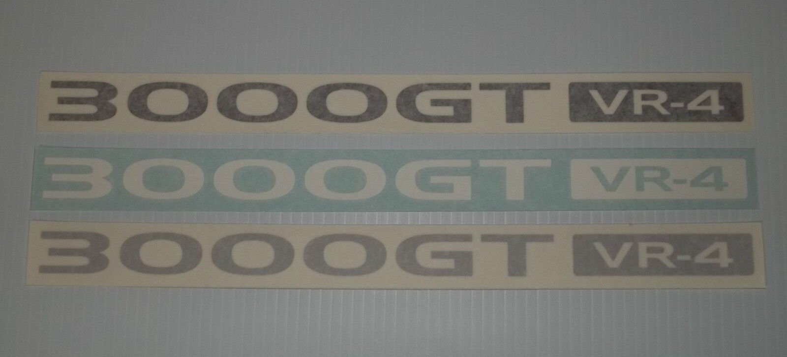 Mitsubishi 3000GT VR-4 Rear Badge Logo Decal Sticker 3KGT AWD TT | eBay