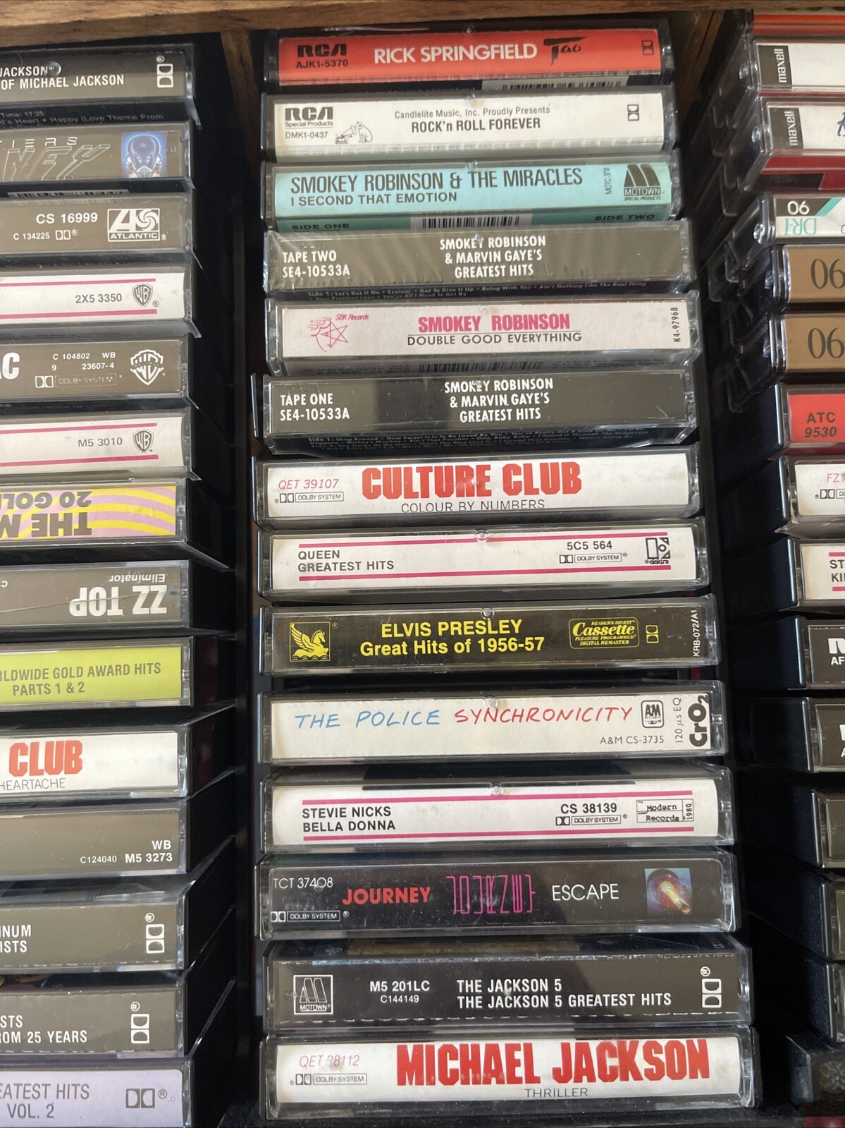 Lot Of 36 Vintage 80s Rock Mixed Cassette Tapes With Case 👀 | eBay