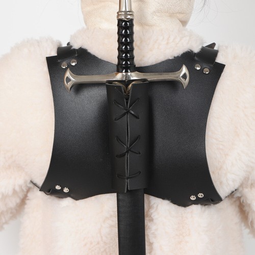 Medieval Renaissance Back Sword Scabbard Knife sheath Holder Back Armor ...