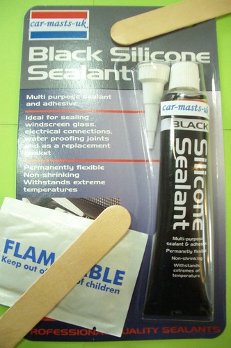 Car Roof Aerial Antenna Base Rubber Gasket Seal Black Silicone Mastic ...