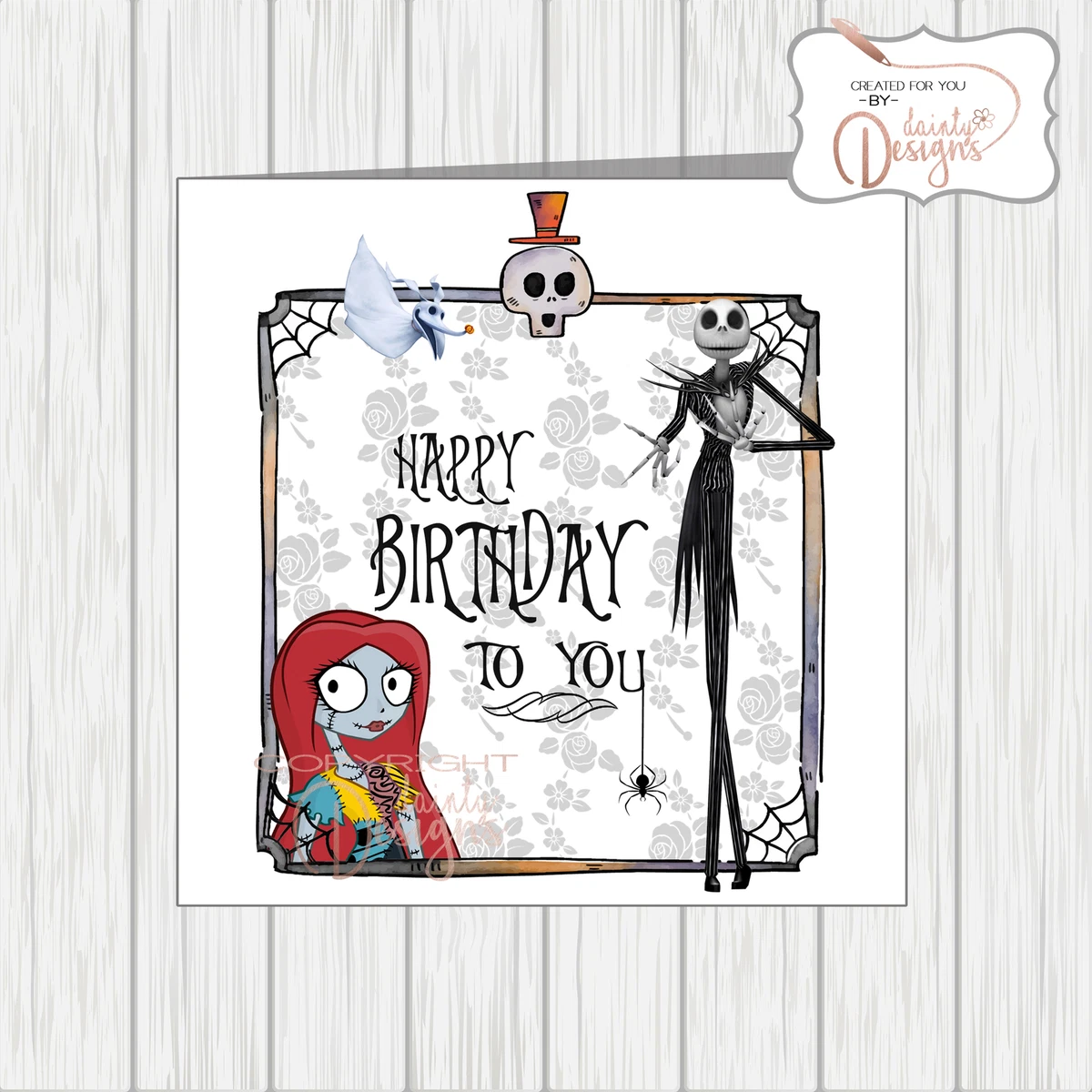 Nightmare Before Christmas Happy Birthday