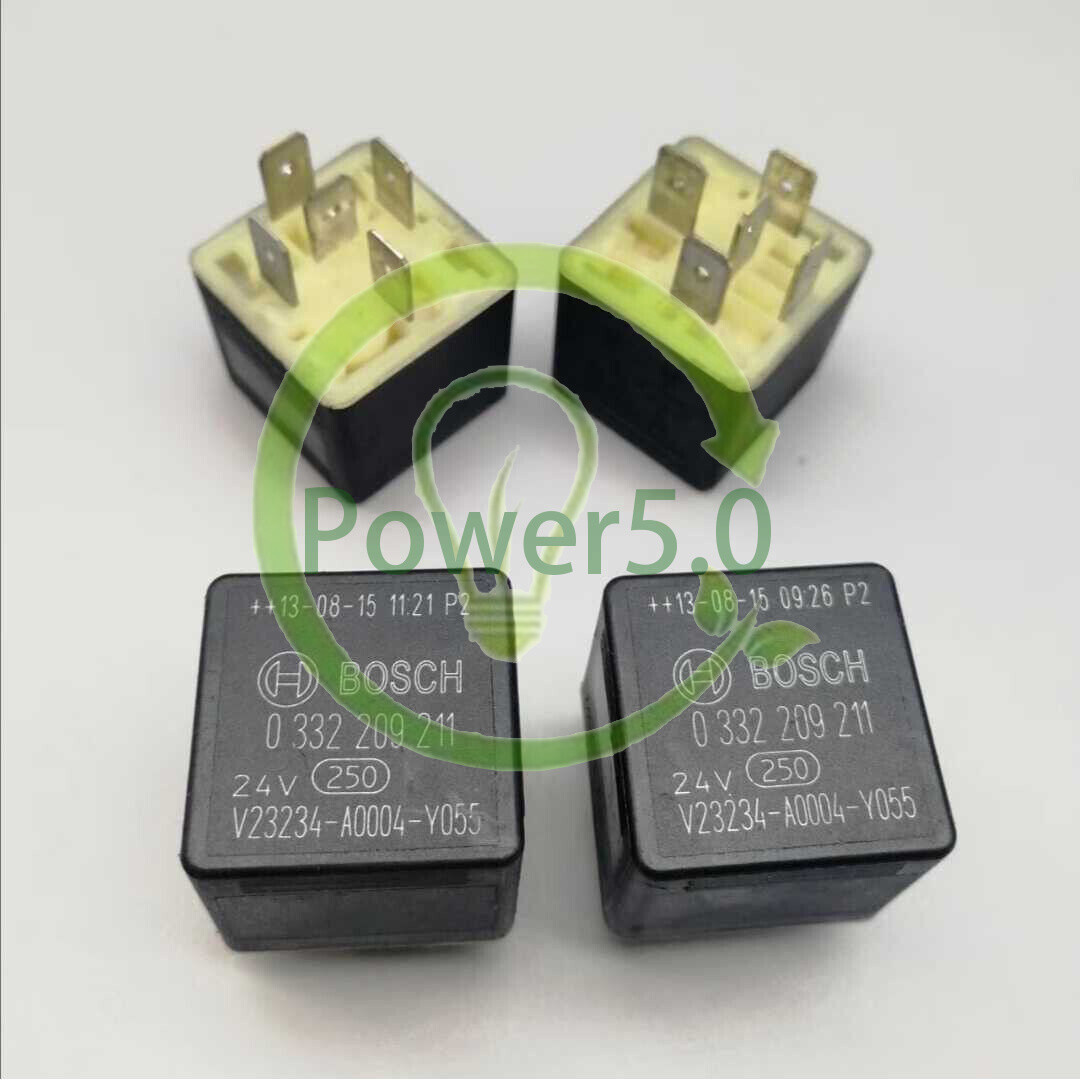 10PCS Bosch 0332209211 V23234-A0004-Y055 Mani Current Relay 24V 5 Pins ...