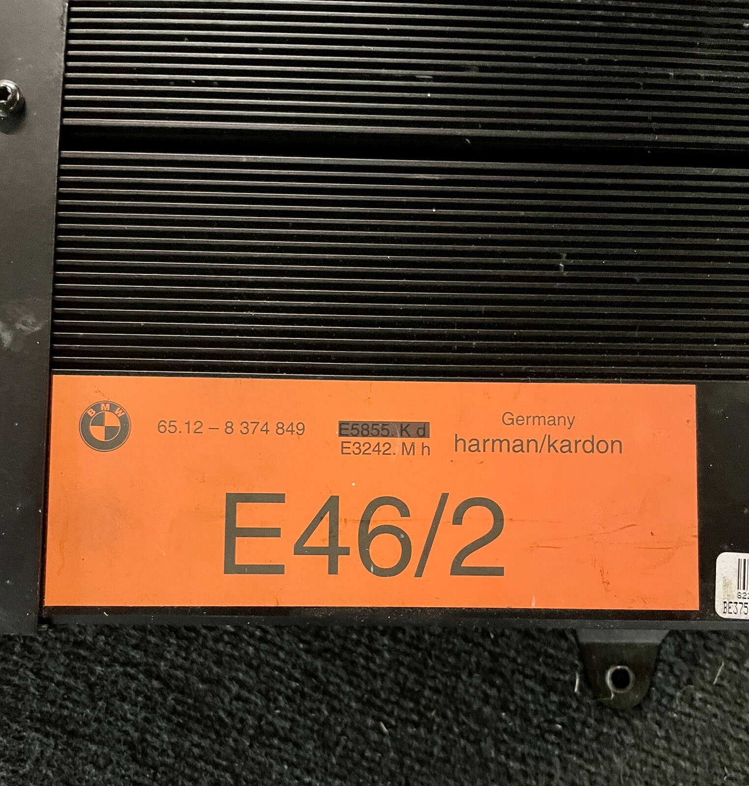 1999-2005 BMW E46 Coupe 330 325 BMW HARMAN/KARDON Amplifier HIFI Audio ...