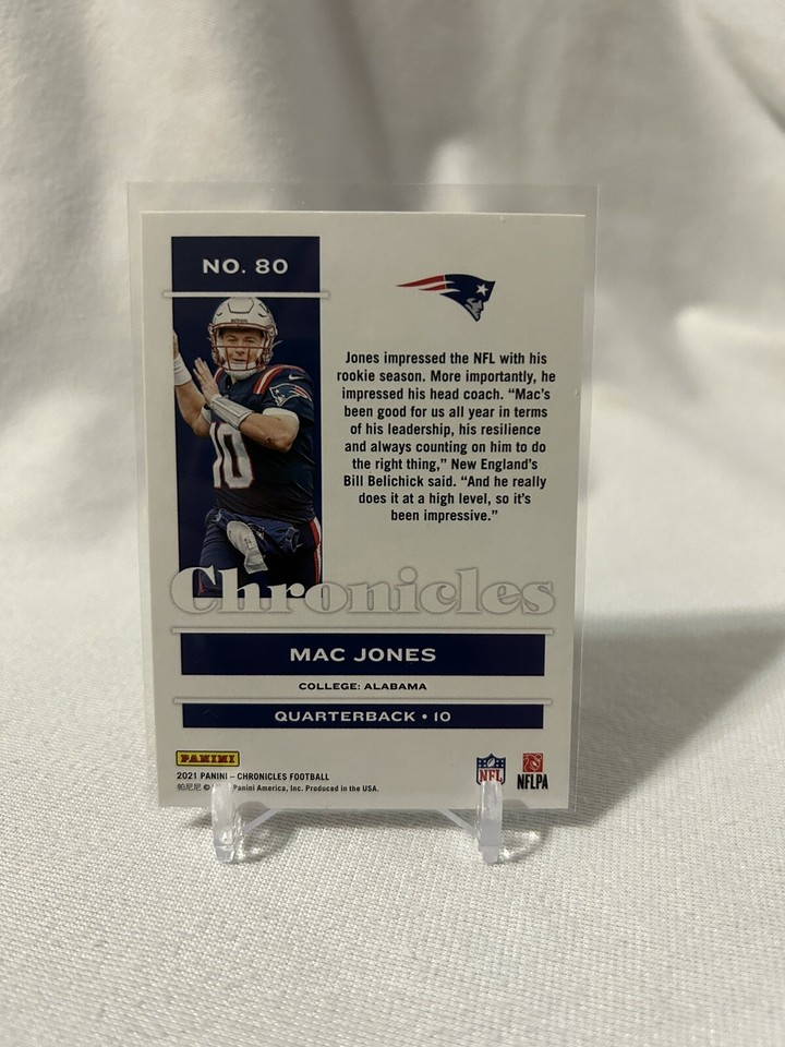 2021 Panini Chronicles Football #80 Mac Jones ROOKIE CARD RC | eBay
