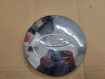 Ford OEM Chrome Metal 5 3/8" Vintage Baby Moon Center Cap Hub Dust ...
