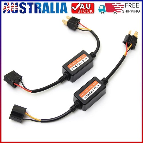 1 Pair Car LED Decoder Canbus Plug and Play H4 Bulbs Resistor High ...