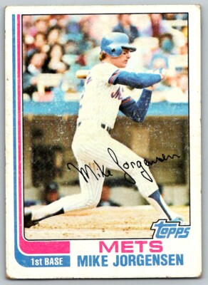 1982 TOPPS MIKE JORGENSEN NEW YORK METS #566 | eBay