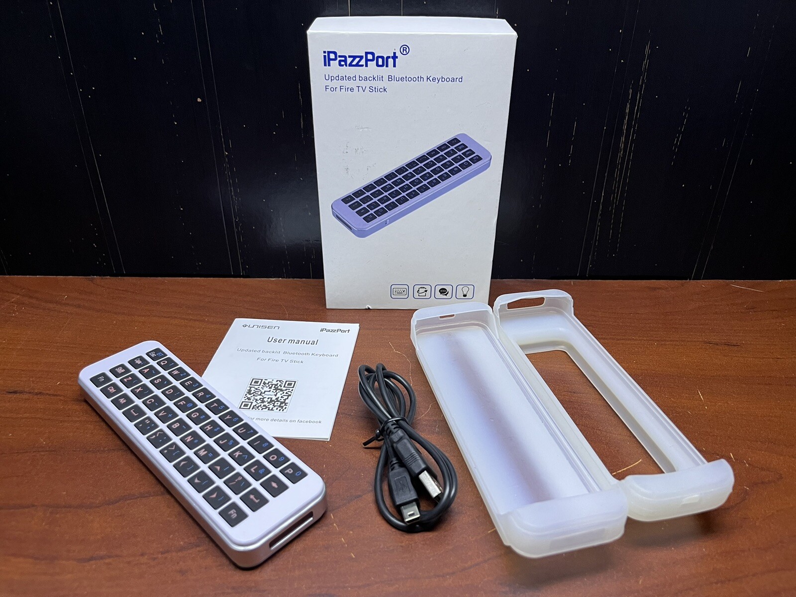 iPazzPort KP-810-30K Mini Wireless Keyboard for Fire TV Box USB ...