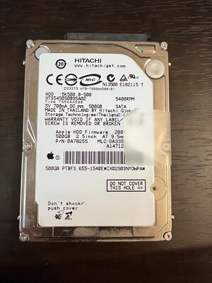 HITACHI HD 500GB 5400RPM 2.5" Internal | eBay