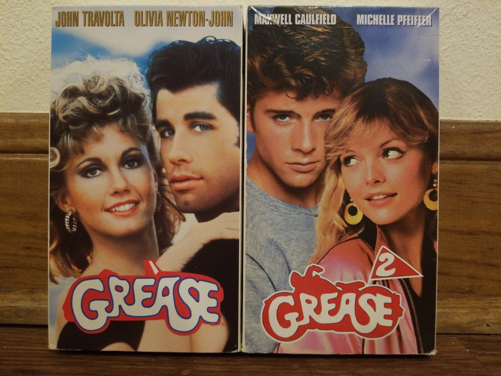 PARAMOUNT Grease & Grease 2 VHS Tapes Lot 2 Grease is New Grease 2 is ...