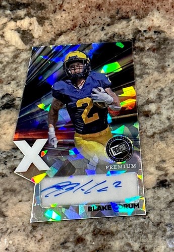 BLAKE CORUM Auto /10 2024 Press Pass Premium BREAKOUT GREEN Ice DIECUT ...