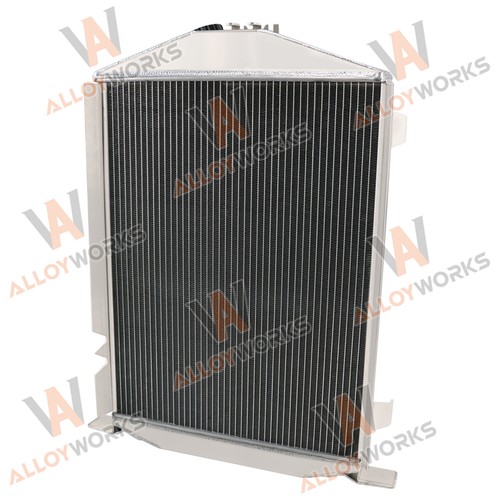4 Row Aluminum Radiator For 1932 Ford HI Boy Street Rat Rod GM Chevy V8 ...