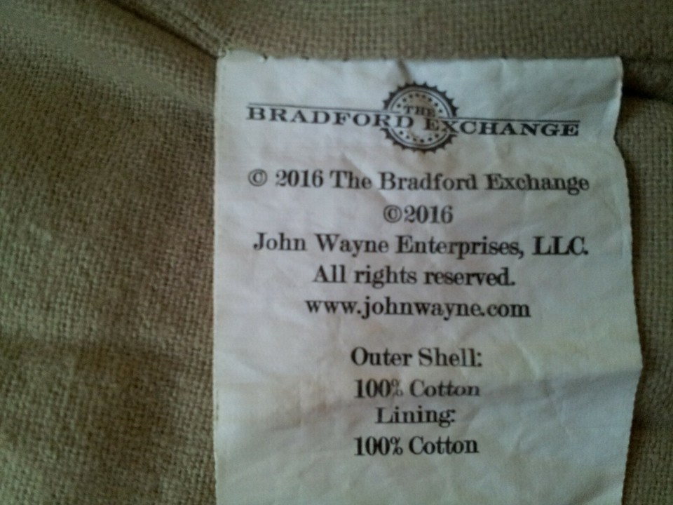 BRADFORD EXCHANGE JOHN WAYNE "THE DUKE" STOCKADE JACKET IN SIZE XL | eBay