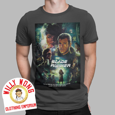 Blade Runner T-Shirt Retro Movie Tee Japan SCI FI 2049 Cyborg Genetics ...