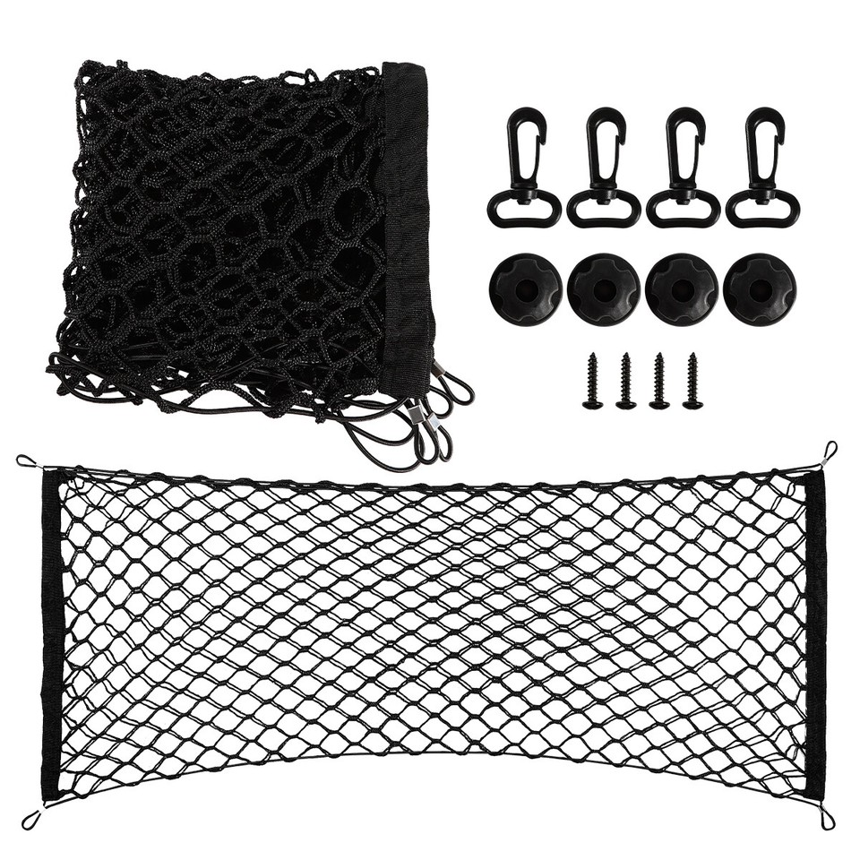 Larger Envelope Style Trunk Fixed Cargo Net Elastic Mesh Storage For ...