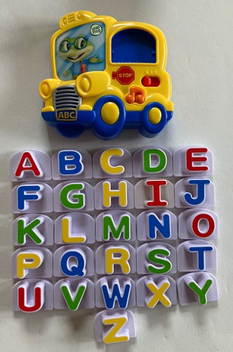 Leap Frog Fridge Phonics School Bus 26 Uppercase Letters | eBay