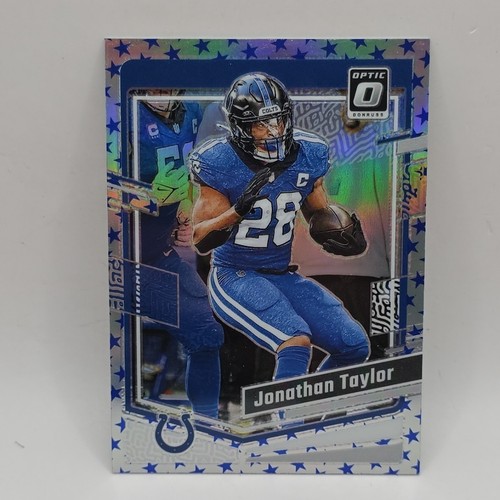 2023 Donruss Optic Jonathan Taylor #78 Blue Star Emoji Indianapolis ...