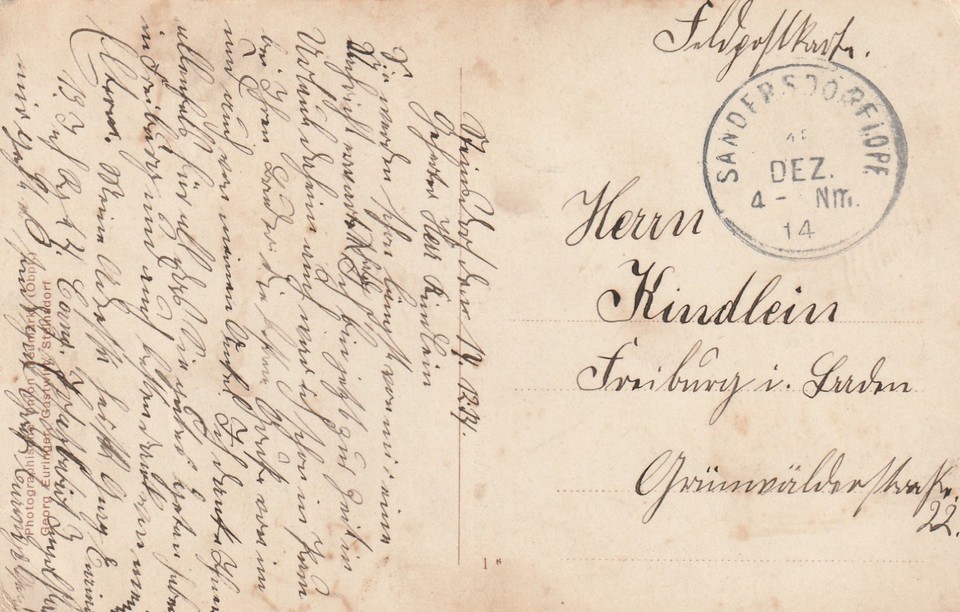 AK-Gruss aus Steinsdorf-Gastwirtschaft von Georg Euringer-1914 | eBay.de