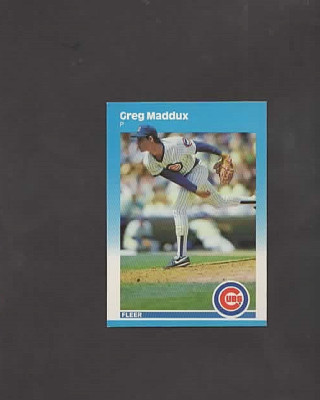 1987 Fleer Glossy Update #U-68 GREG MADDUX ***Rookie Card*** HOFer | eBay
