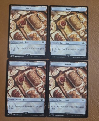 (4) Food Tokens #009 Lord of The Rings LTR | eBay