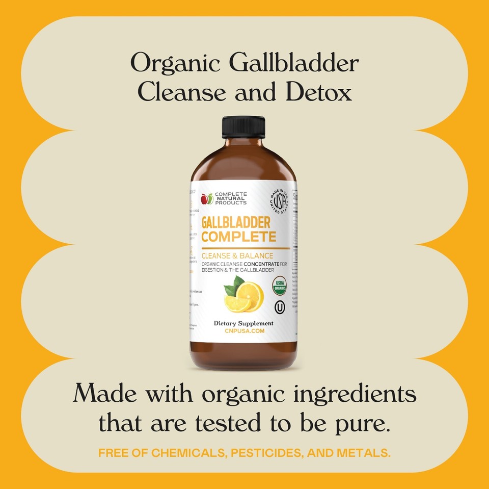 Gallbladder Complete - Organic Liquid Gallstones Cleanse Formula | eBay
