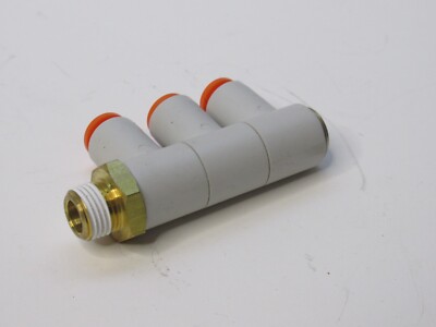 (NEW) SMC SPORE TPS-5203K37 1/2" 3 Outlet Manifold Fitting | eBay