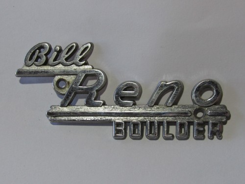 Vintage Bill Reno Pontiac-Rambler Boulder Colorado Metal Dealer Badge ...