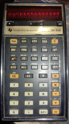 Texas Instrument Super Slide Rule Calculator SR-51A | eBay
