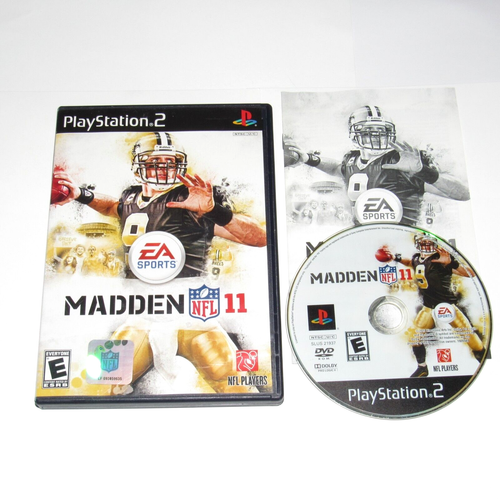 Madden NFL 11 Playstation 2 Game PS2 Complete Black Label | eBay