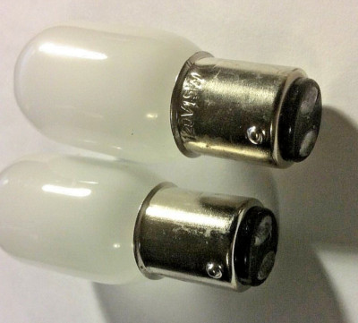 2 Frosted White Sewing Machine Light Bulb’s fit Many Makes and Models ...
