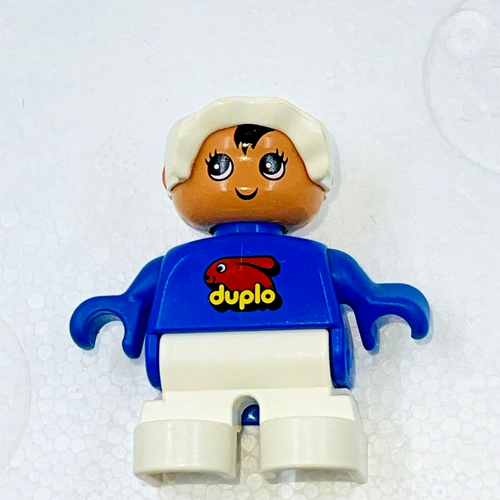 Lego Duplo Brick Figure Infant Toddler Blue White 1994 Minifig Bunny ...