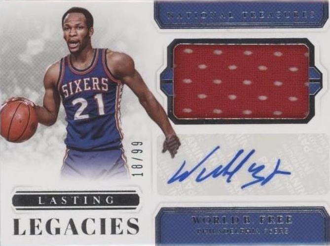 2018-19 Panini National Treasures - Lasting Legacies World B. Free #LL ...
