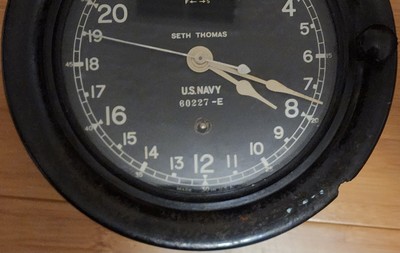 Maritime - Navy Clock