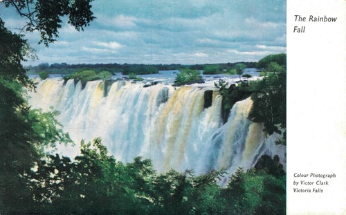 South Africa The Rainbow Fall Victoria Falls Zimbabwe B54 | eBay